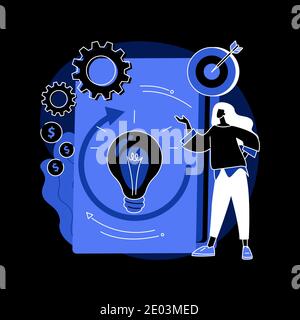 Project life cycle abstract concept vector illustration. Successful ...