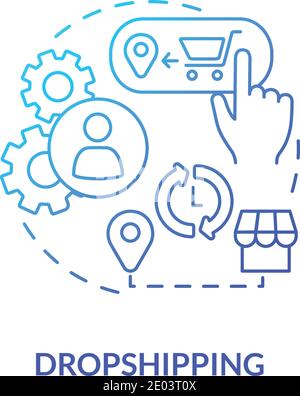 Dropshipping concept icon Stock Vector Image & Art - Alamy