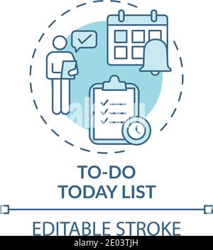 To-do today list concept icon Stock Vector Image & Art - Alamy