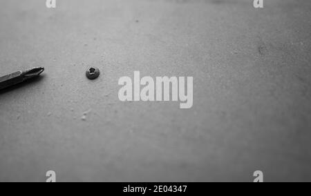 Damaged screw head caused by using the wrong bit and speed to install ...