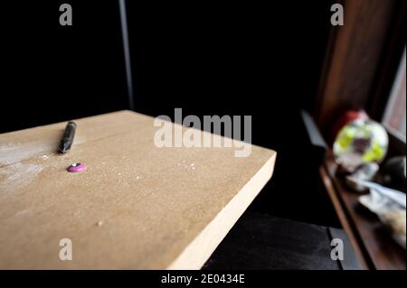 Damaged screw head caused by using the wrong bit and speed to install ...