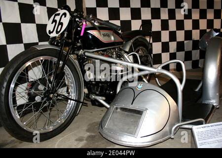 Eric Oliver Stan Dibben 1949 Norton Watsonian race winning sidecar ...