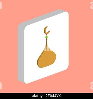 Dome Simple vector icon. Illustration symbol design template for web ...