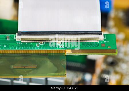 Miniature Circuit Board PCB Inside headset Wires Stock Photo - Alamy