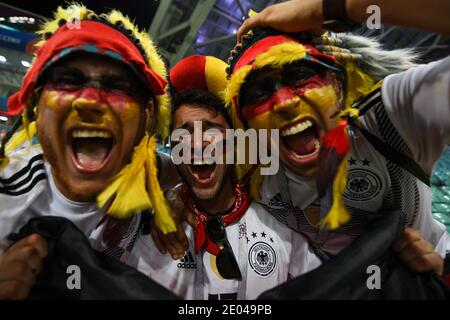 Fans of Germany cheer during the FIFA World Cup 2026 Group E match ...