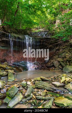 West Cliff Falls Niagara Escarpment Hamilton Ontario Canada Stock Photo ...
