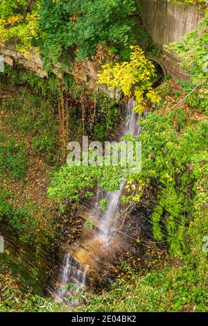 West Cliff Falls Niagara Escarpment Hamilton Ontario Canada Stock Photo ...