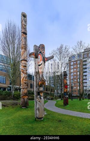 First Nations, Welcoming Figures, totem poles, Vancouver School Board ...