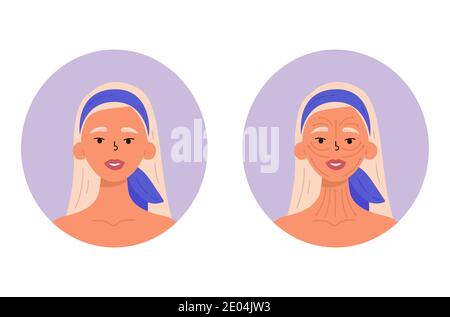 Face massage lines. Facial massage instructions, vector illustration Stock Vector Image & Art ...