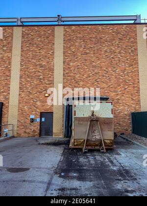 industrial setup for loading and unloading material through secure ...