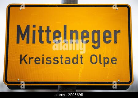 Neger, Germany. 05th Dec, 2020. A street sign with the inscription ...