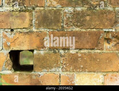 Old WW2 firing range wall with bullet holes and damage Stock Photo - Alamy