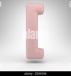Left square bracket symbol on white background. 3D rendered sign with ...