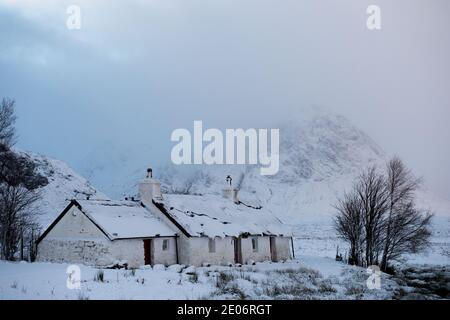 PICTURE POSTCARD A SNOW COVERED COTTAGE AT WEST DEAN, WEST SUSSEX PIC ...