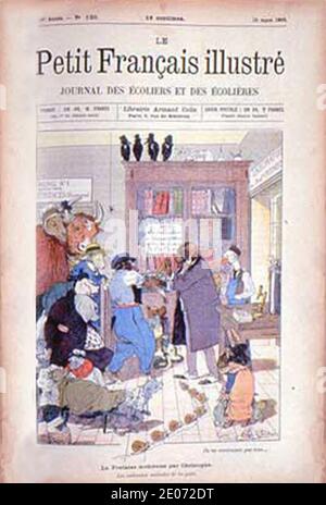 Le petit Français illustré Stock Photo - Alamy