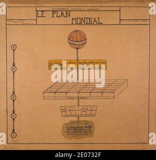 Le plan mondial Stock Photo - Alamy