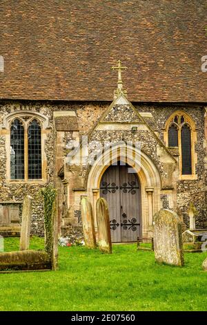 St Peters and St Pauls church Farningham Kent on a summers day Stock ...