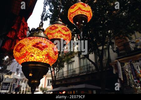 Arabesque street lamps Stock Photo - Alamy