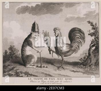 Le traite de paix avec Rome - baisez ca papa, et faite pate Stock Photo ...