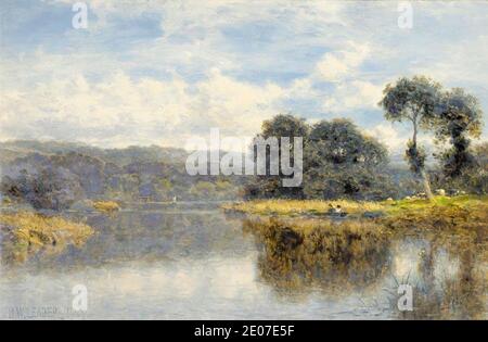 Leader Benjamin Williams - a Fine Day on the Thames Stock Photo - Alamy