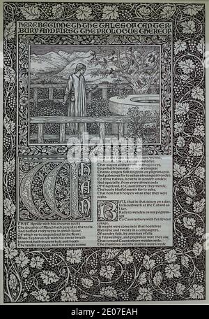 This wood engraving by Edward Burne-Jones (1880) depicts Venus sending ...