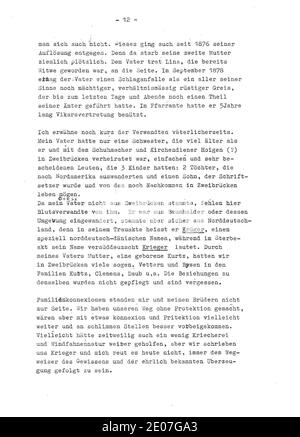 Lebenserinnerungen (Krieger) 012 Stock Photo - Alamy