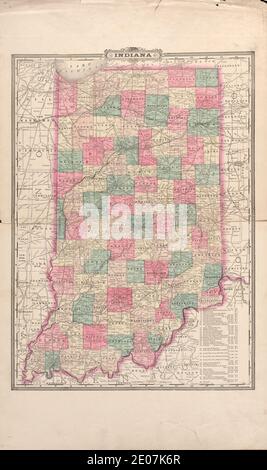 Lee and Lee's atlas of Porter County, Indiana - illustrated Stock Photo ...