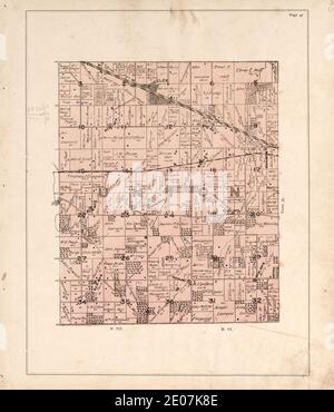 Lee and Lee's atlas of Porter County, Indiana - illustrated Stock Photo ...