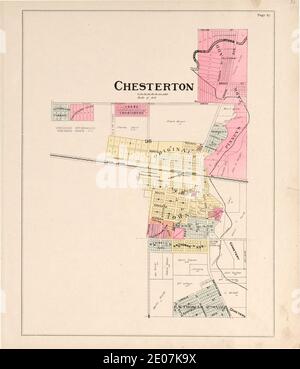 Lee and Lee's atlas of Porter County, Indiana - illustrated Stock Photo ...
