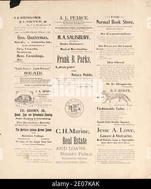 Lee and Lee's atlas of Porter County, Indiana - illustrated Stock Photo ...