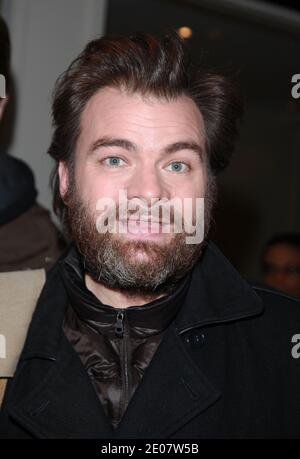 Clovis Cornillac attending a TV taping in Paris, France on January 4 ...