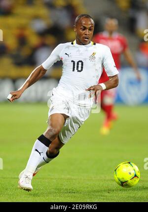 Tunisia vs Gabon Soccer Match, national colors, national flags, soccer ...