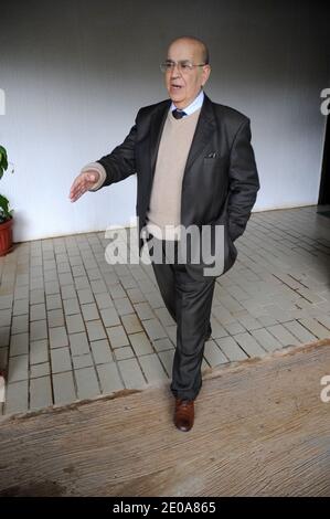 Former Algerian Prime Minister and writer Redha Malek is pictured ...