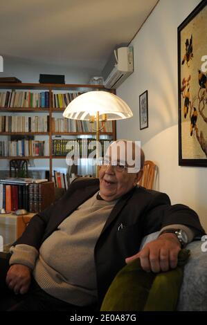 Former Algerian Prime Minister and writer Redha Malek is pictured ...