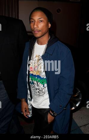 Pharrell Williams arriving for the Lanvin Fall-Winter 2012-2013 Ready ...