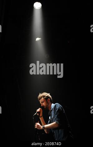 French singer Francois Raoult performs live at the Divan Du Monde in ...