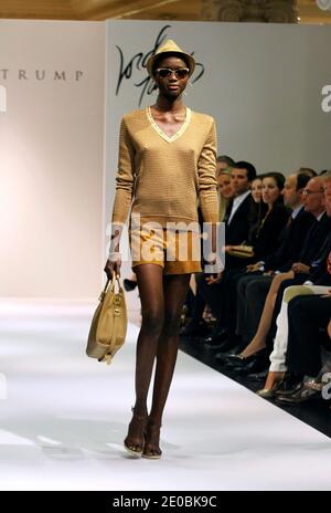 Models present creations during the Ivanka Trump Collection runway ...