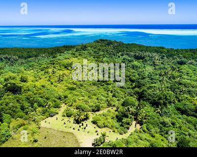 Badrulchau Stone Monoliths, stone face monoliths, coral sea ...