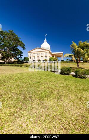 Main building of Palau National Capital, Ngerulmud, Melekeok, Island of ...
