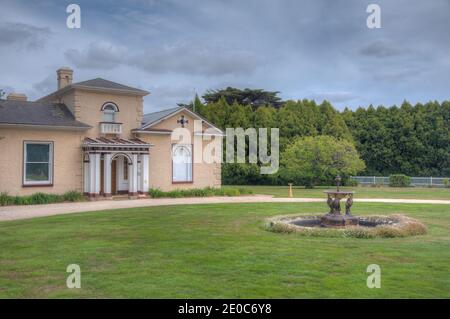 Mansion at Woolmers estate – world heritage convict site in Tasmania ...