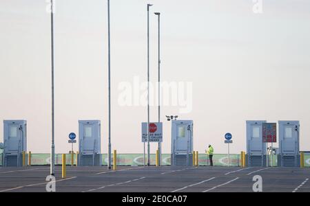 Work continues to finish the Sevington Inland Border Facility in ...