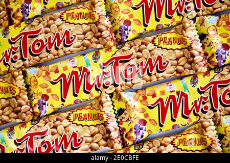 Mr Tom Peanut Bars Stock Photo - Alamy