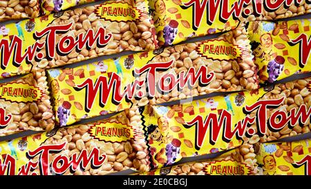 Mr Tom Peanut Bars Stock Photo - Alamy
