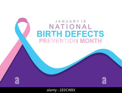 National Birth Defects Prevention Month logo vector illustration Stock ...