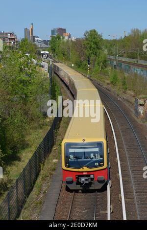S-Bahn S2 nach Blankenfelde, Schoeneberg, Berlin, Deutschland Stock ...