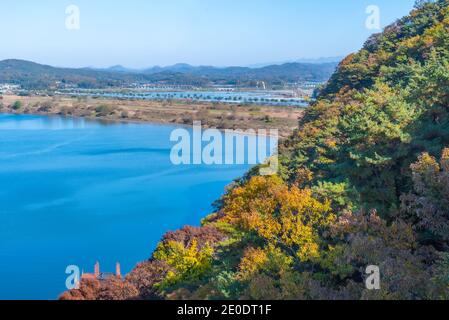 Riverside of Geum river near Buyeo, Republic of Korea Stock Photo - Alamy