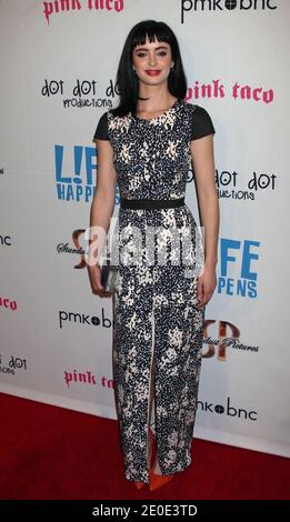 Krysten Ritter arriving for the premiere of Life Happens at the AMC ...