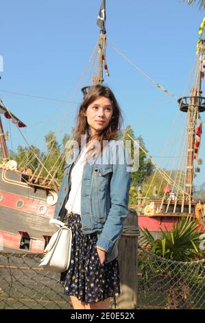Astrid Berges-Frisbey attending the 20th Anniversary of Disneyland ...