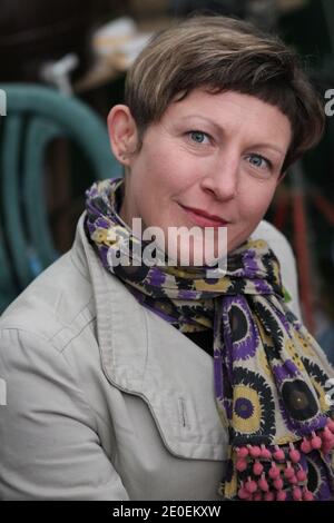 Marie Bove, EELV regional councillor is pictured during a protest ...
