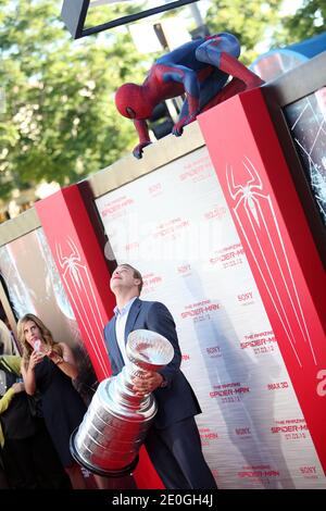 Dustin Brown "The Amazing Spider-Man" Los Angeles premiere held at the ...